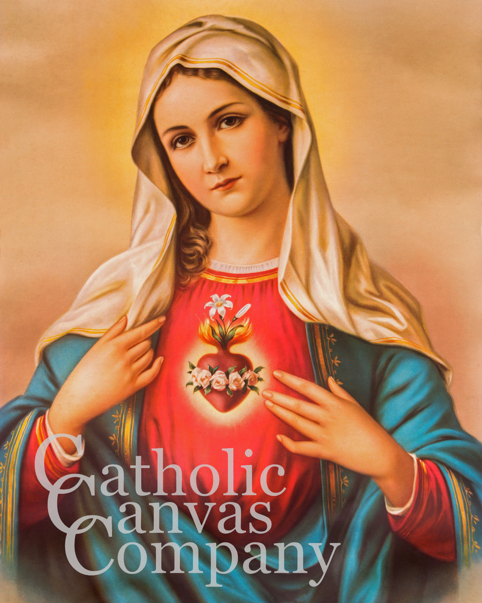 The Immaculate Heart of Mary – Catholic Canvas Company